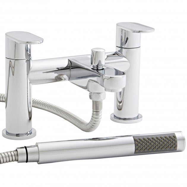 KV Logik Bath Shower Mixer - Chrome — Bathroom Nation